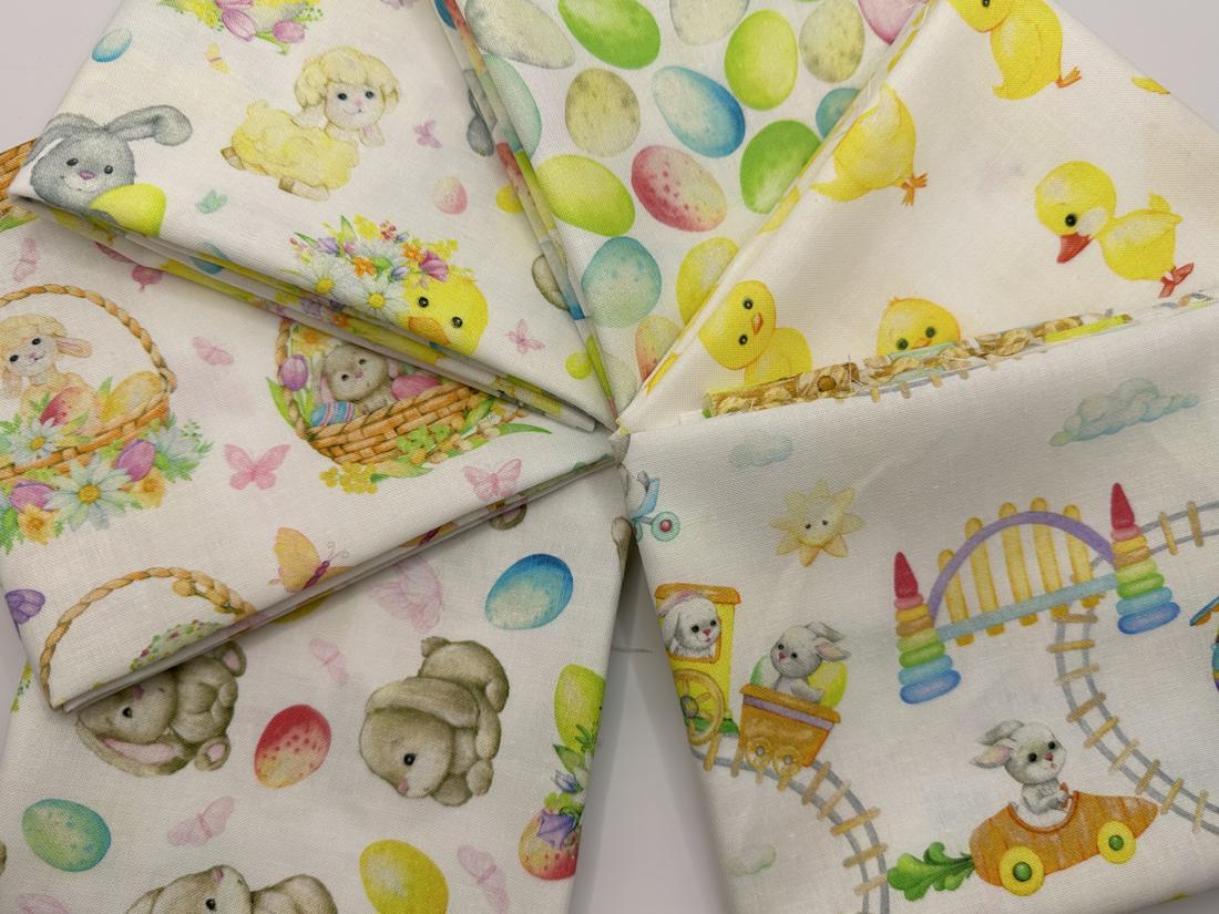 Easter Collection Fat Quarter Bundle 100% Cotton - The Little Fabric Shop