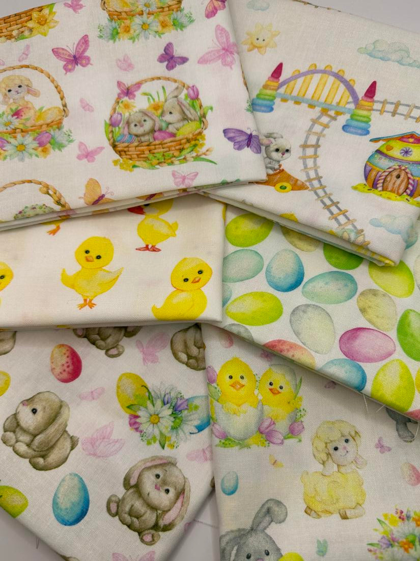Easter Collection Fat Quarter Bundle 100% Cotton - The Little Fabric Shop